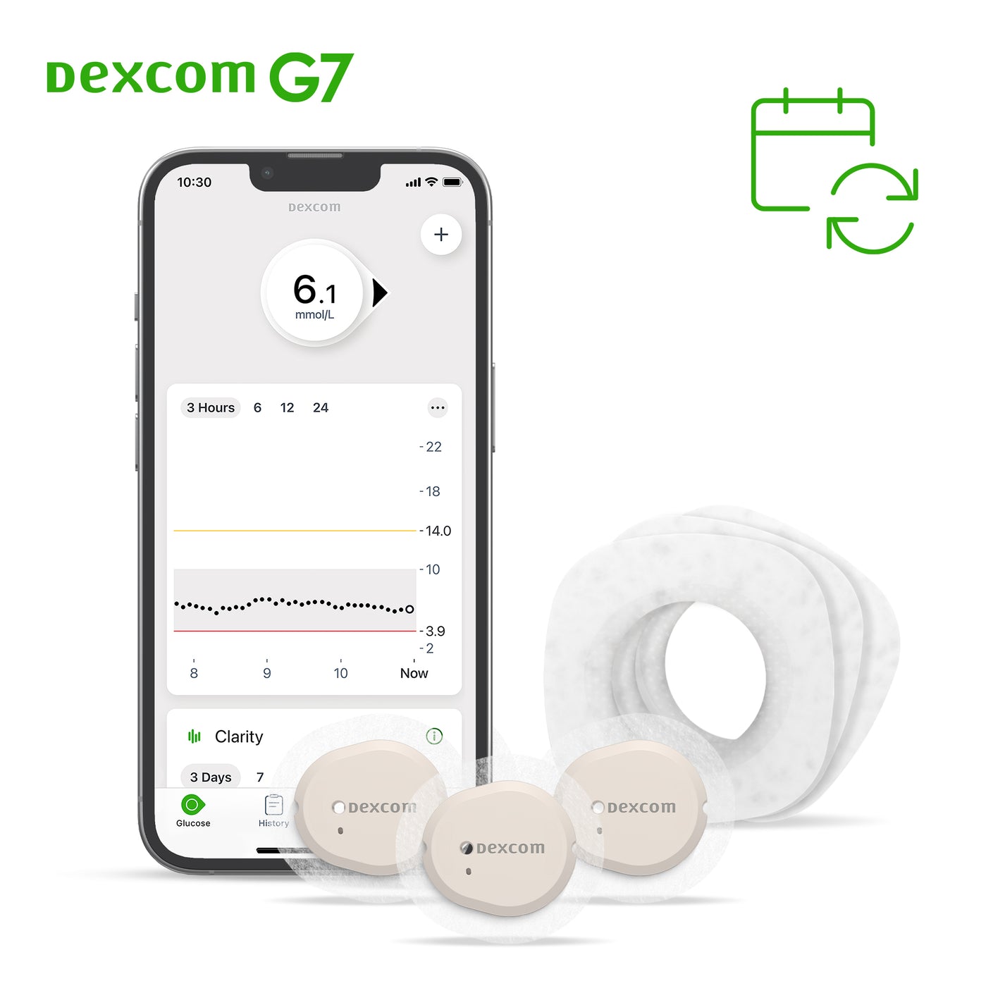 Dexcom G7 Continuous Glucose Monitor | CGM | Monthly Subscription ...